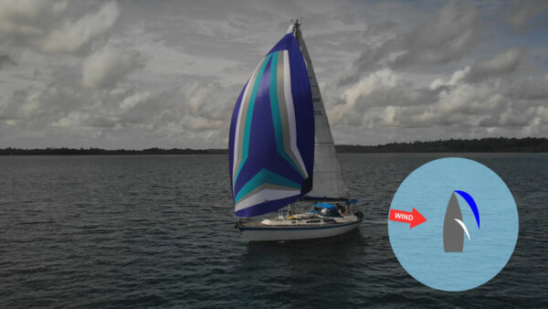 Video guide on how to sail a asymmetrical spinnaker