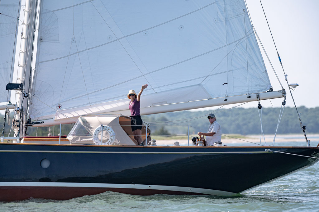 65 Feet Schooner “Lelanta” Gets Full Set of Sails - Rolly Tasker Sails