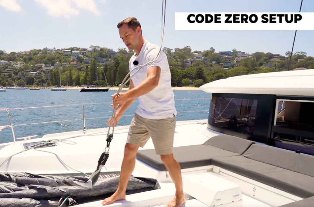Step-by-Step Guide: How to Sail a Code Zero on a Catamaran